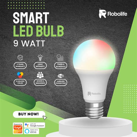 Robolife Smart Bulb W Rgb Lampu Pintar Led