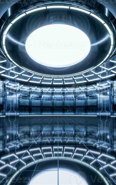 Sever Racks And Data Center Big Data And Cloud Computing Concept 3d