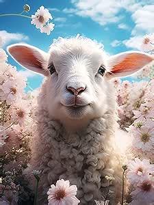 Diymood 5d Diamond Art Sheep Kit Diy Diamond Painting Animal With