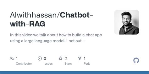 Github Aiwithhassanchatbot With Rag In This Video We Talk About How To Build A Chat App