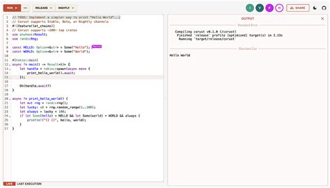 Corust A Collaborative Rust Playground Announcements The Rust