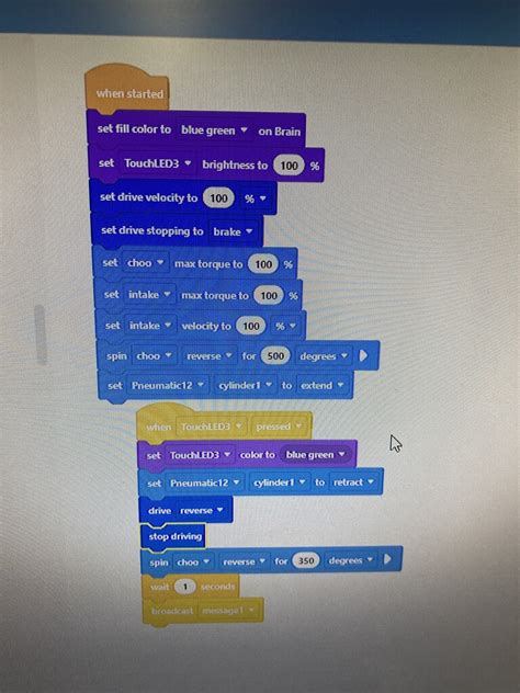 In Our Code Should We Have A Bumper Sensor Or Just Measurements Vex