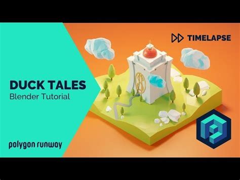 Free Video Duck Tales Blender Low Poly 3d Modeling Timelapse Tutorial From Polygon Runway
