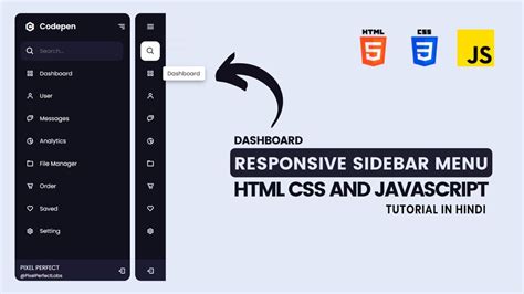 Transform Your Dashboard With This Modern Sidebar 🚀🔥 Easy Html Css