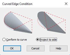 Apply A Curved Edge Condition To An Element