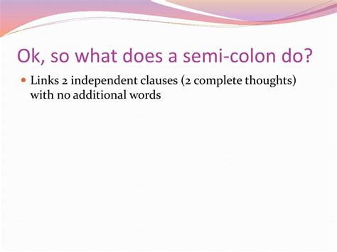 PPT Comma Semi Colon Practice PowerPoint Presentation Free Download ID 1844339