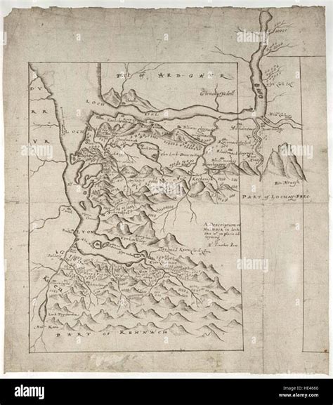 This Historical Map Of Loch Eil And Loch Leven Offers A Detailed View