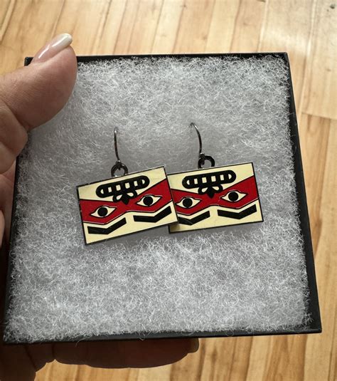 Mmiw Chilkat Face Earrings — Lily Hope