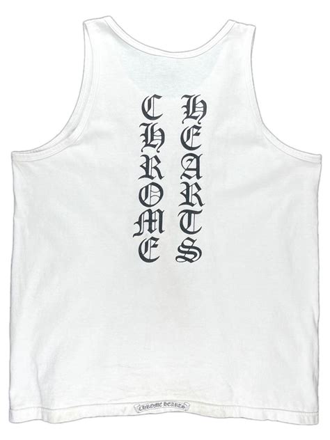 Chrome Hearts × Vintage Chrome Hearts Vintage Logo Spellout Tank Top