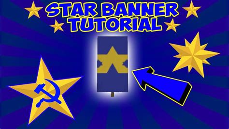 Minecraft Banner Tutorial How To Make A Star Banner Youtube