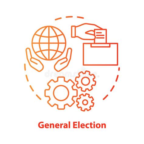 General Election Concept Icon Elections Idea Thin Line Illustration Stock Vector Illustration