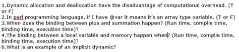 solved 1 dynamic allocation and deallocation have the