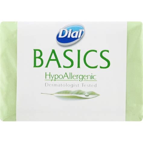 Dial Basics Hypoallergenic Bar Soap 3 2 Oz Instacart
