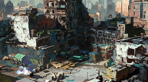 There Is A Picture Of A City With A Lot Of Buildings Seaart Ai