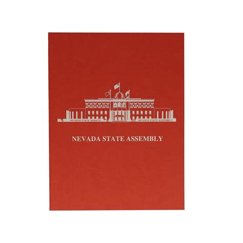 Nevada State Assembly Pad Holder Nuba Red 2 Options