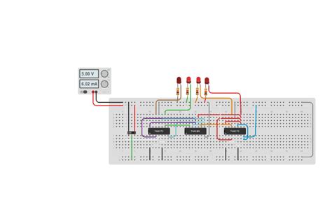 circuit design copy of 4 bit synchronous up counter using jk flip flops