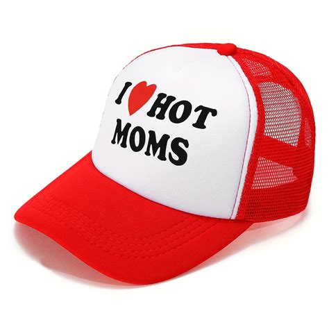 1pc Lustige Trucker hüte Liebe Heiße Mütter Gedruckten Hut Temu Germany