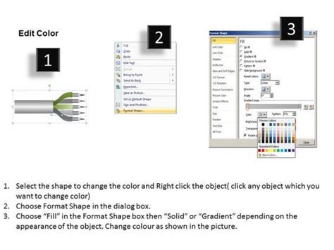 Ppt Templates Outputs Cables Wires PowerPoint Slides