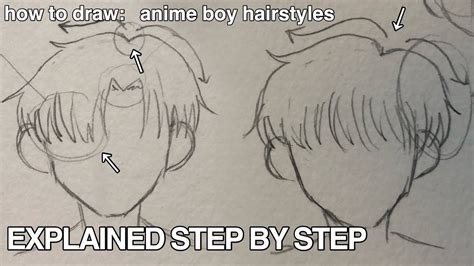 How To Draw Male Anime Hairstyles