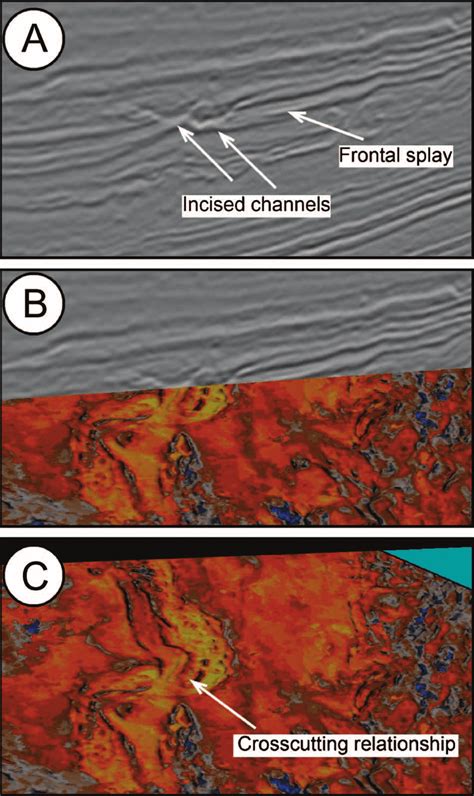 A Vertical Transect Through A Seismic Amplitude Volume Showing The