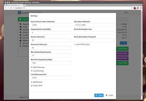 syncthing stop sync gofiln