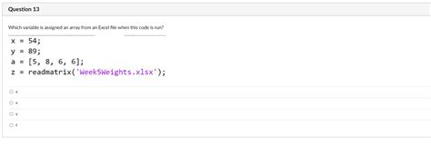 Solved Question The Following Array Represents Student Chegg