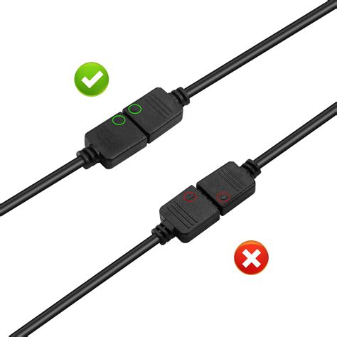 Gintooyun 4 Pin Rgb Extension Cable 12v 4 Pin To Sm 4pin Female Argb Connector