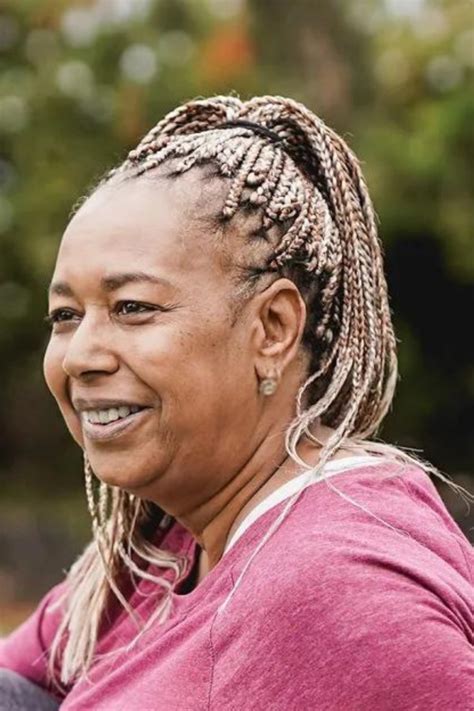 25 Best Braids For Black Women Over 50 Fabbon