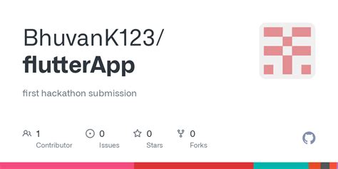 Github Bhuvank123flutterapp First Hackathon Submission