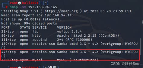 linux samba远程代码执行漏洞 cve 2017 7494 漏洞复现 samba漏洞 csdn博客