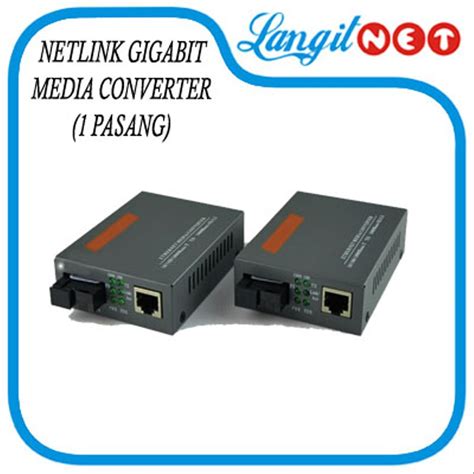 Jual NETLINK 10 100M 1000M SINGLE MODE GIGABIT FIBER OPTIC ETHERNET MEDIA CONVERTER Shopee