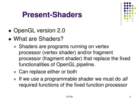 PPT OpenGL Shading Language PowerPoint Presentation Free Download ID 4695924