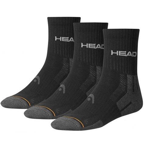 Носки Head Tennis 1P Crew Black - Saletennis.com
