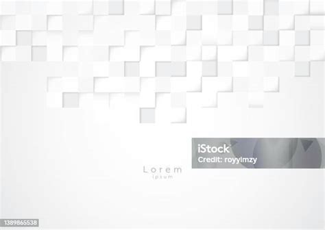 추상 기하학적 현대 사각형 배경 디자인 벡터 아트 일러스트레이션 정사각형에 대한 스톡 벡터 아트 및 기타 이미지 정사각형 3차원 형태 벽 Istock