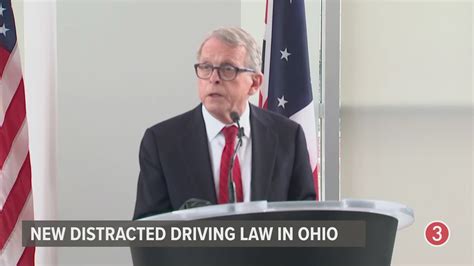 New Distracted Driving Law In Ohio Gov Mike Dewine Gives Update
