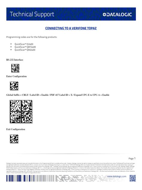 Quickscan2400verifonetopaz Pdf