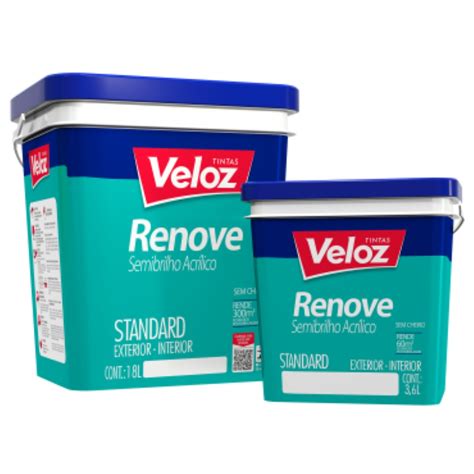Renove Semi Brilho Azul Cobalto 18 Litros Veloz
