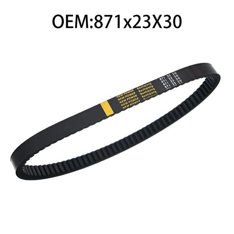 Motorcycle 871x23x30 Cvt Drive Belt For Yp Vog Linhai Manco Talon