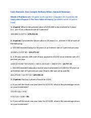 Week Problem Set Docx Cody Bansale Staci Joseph Brittany Kilian Hannah Newman Week Problem