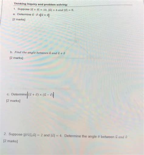 Thinking Inquiry And Problem Solving A StudyX