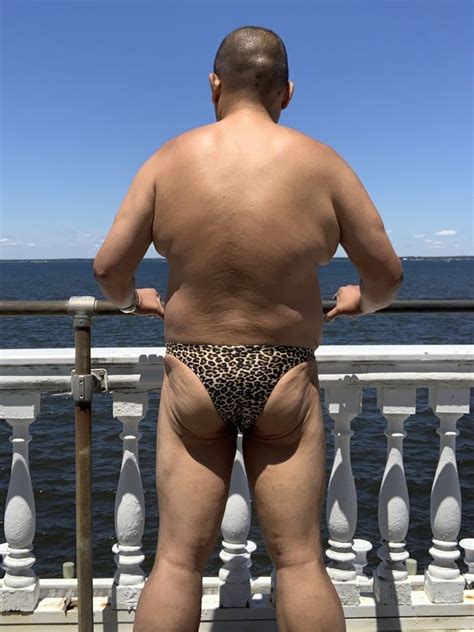 Inside Belvedere Castle In My Leopard Skin Bikini Back Pic