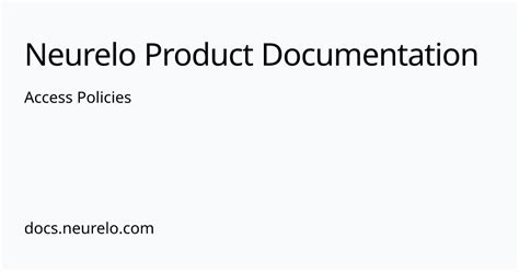 Neurelo On Linkedin 🆕introducing Fine Grained Policy Controls Giving