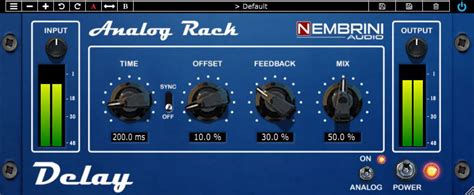Analog Rack Delay Nembrini Audio