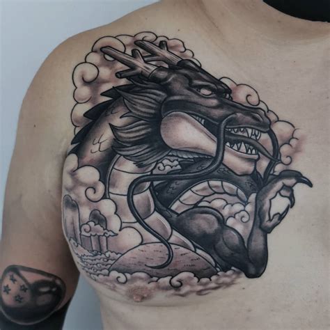Shenron Tattoo Ideas Featuring Iconic Dragon Imagery Forearm Tattoo