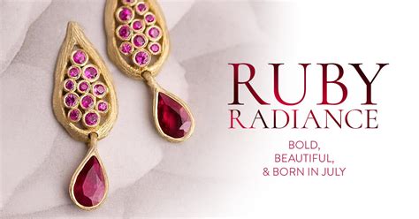 Ruby Radiance Bold Beautiful And Born In July Mia Gemma