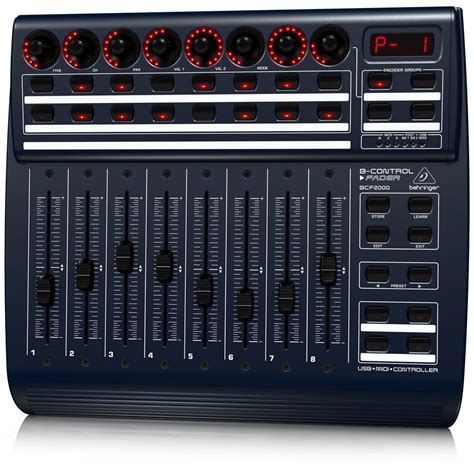 behringer bcf2000 b control fader black