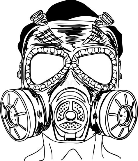 Man Wearing Gas Mask Stock Illustrations 617 Man Wearing Gas Mask