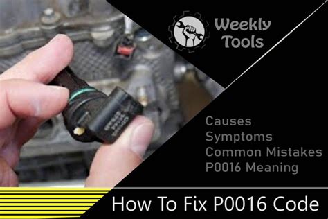 How To Fix Code P0016 Symptoms Causes 60 Sec Guide