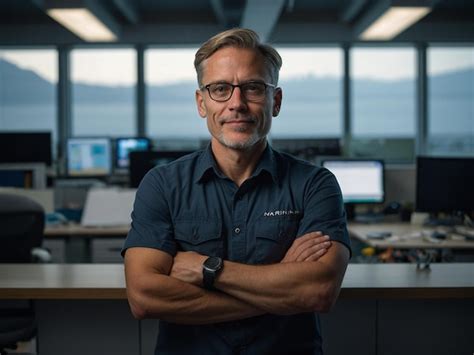 A Man With Glasses And A Shirt That Says Gatorade On It Premium Ai Generated Image