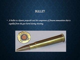 Bullets PPTX Arms Ammunition Sensitive Topics